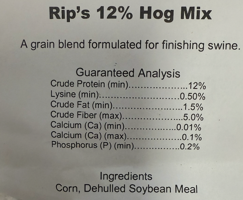 Rip's Hog Mix 12% – The Barnyard